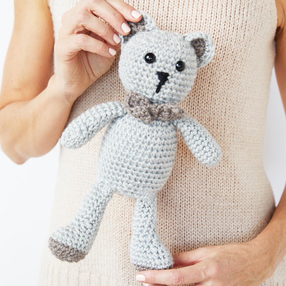 Bow Tie Teddy Crochet Pattern • Mermaids & Monkeys