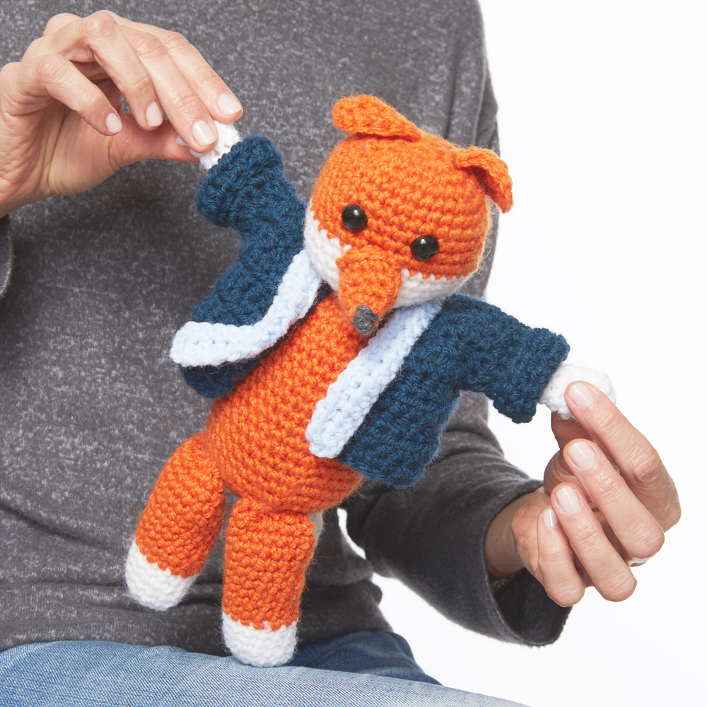 Mr Fox Toy Crochet Pattern • Mermaids & Monkeys