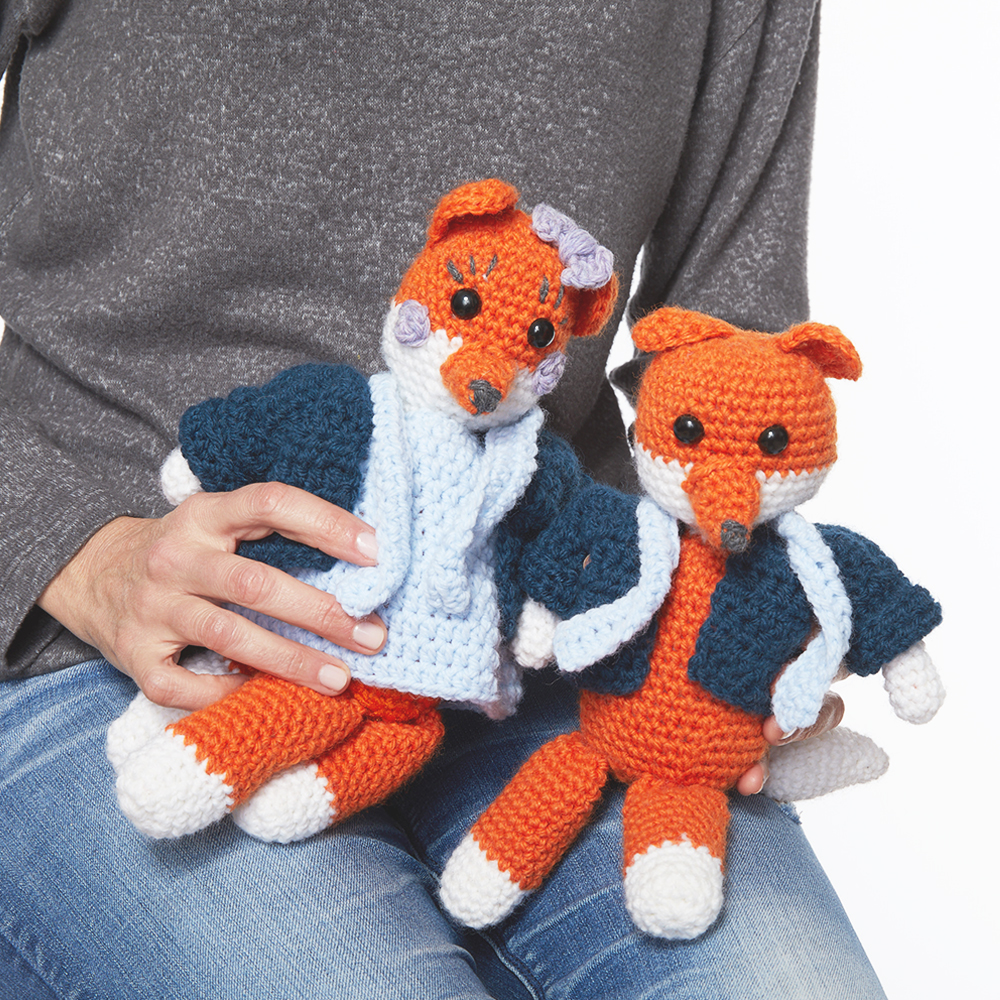Mrs Fox Toy Crochet Pattern • Mermaids & Monkeys