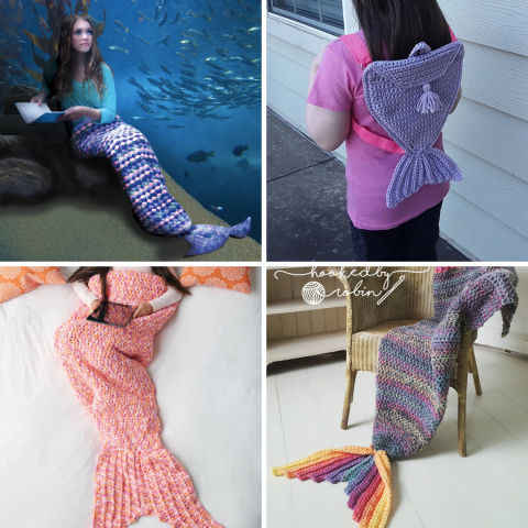 25 Crochet Mermaid Tail Patterns • Mermaids & Monkeys