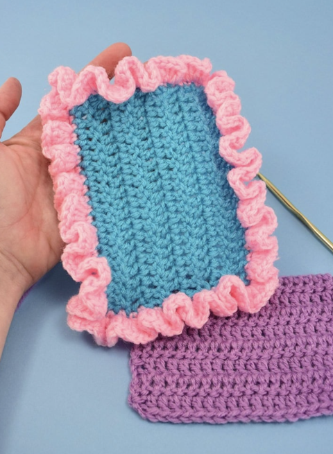 30+ Easy Crochet Border Patterns for Baby Blankets • Mermaids & Monkeys